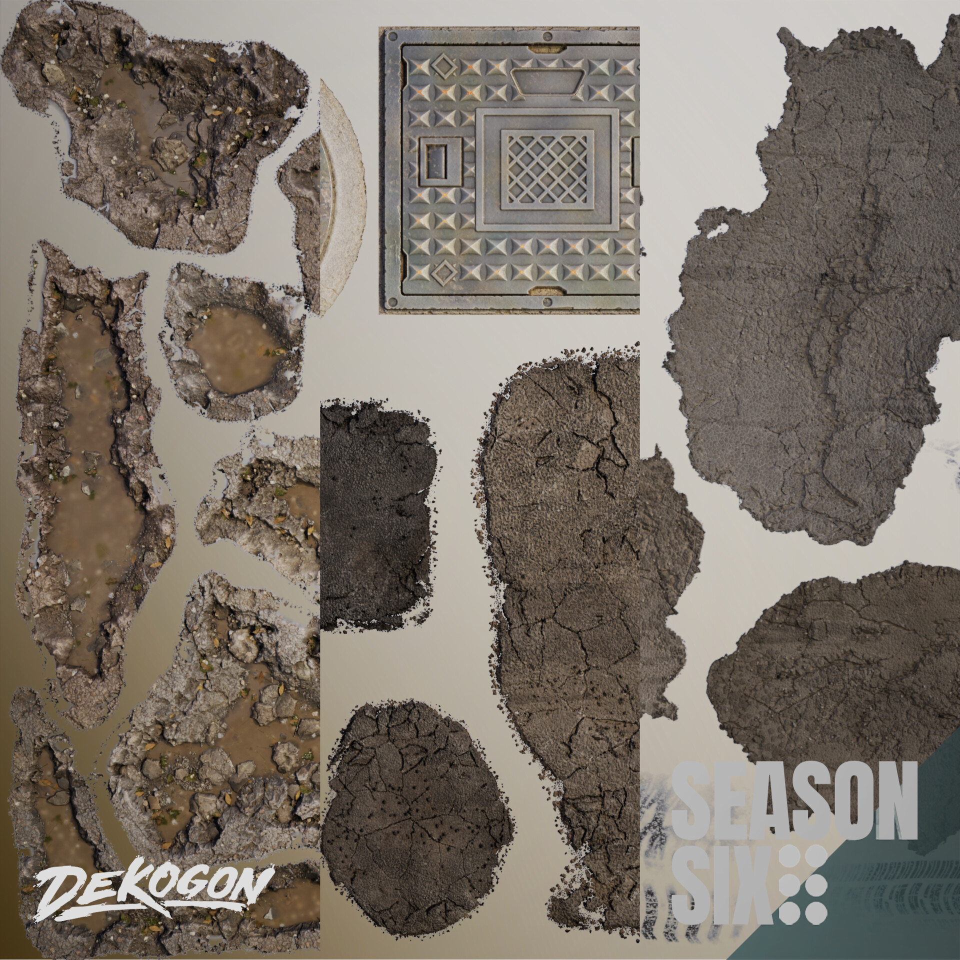 ArtStation - Road Decals 1