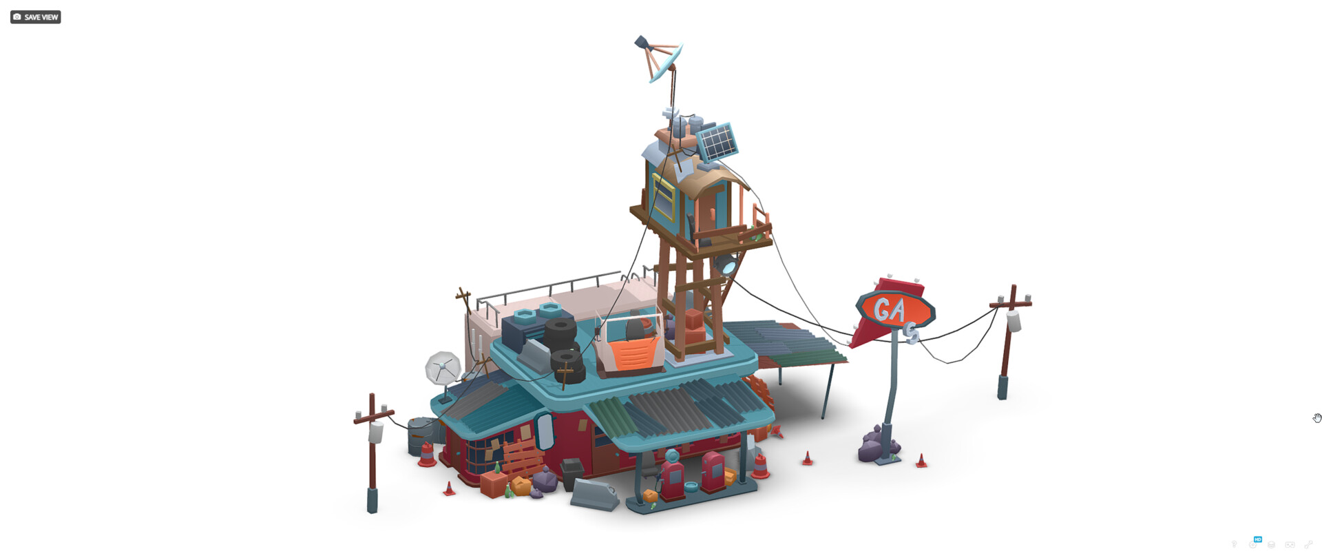 ArtStation - 3D models for casual game_3