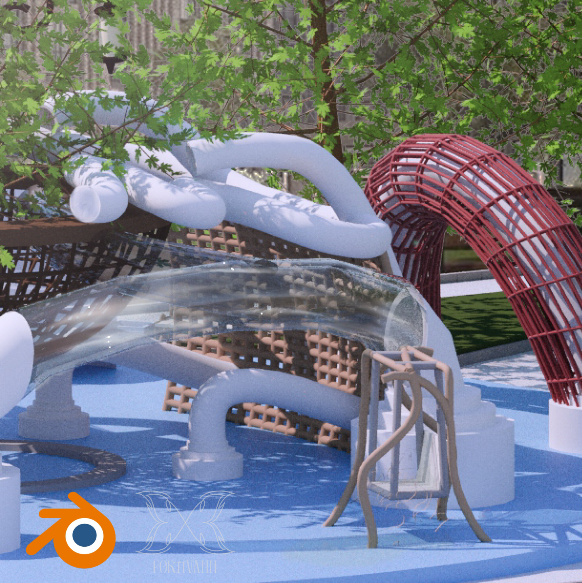 ArtStation - children's playground "Brain Capabilities" // re-uploading