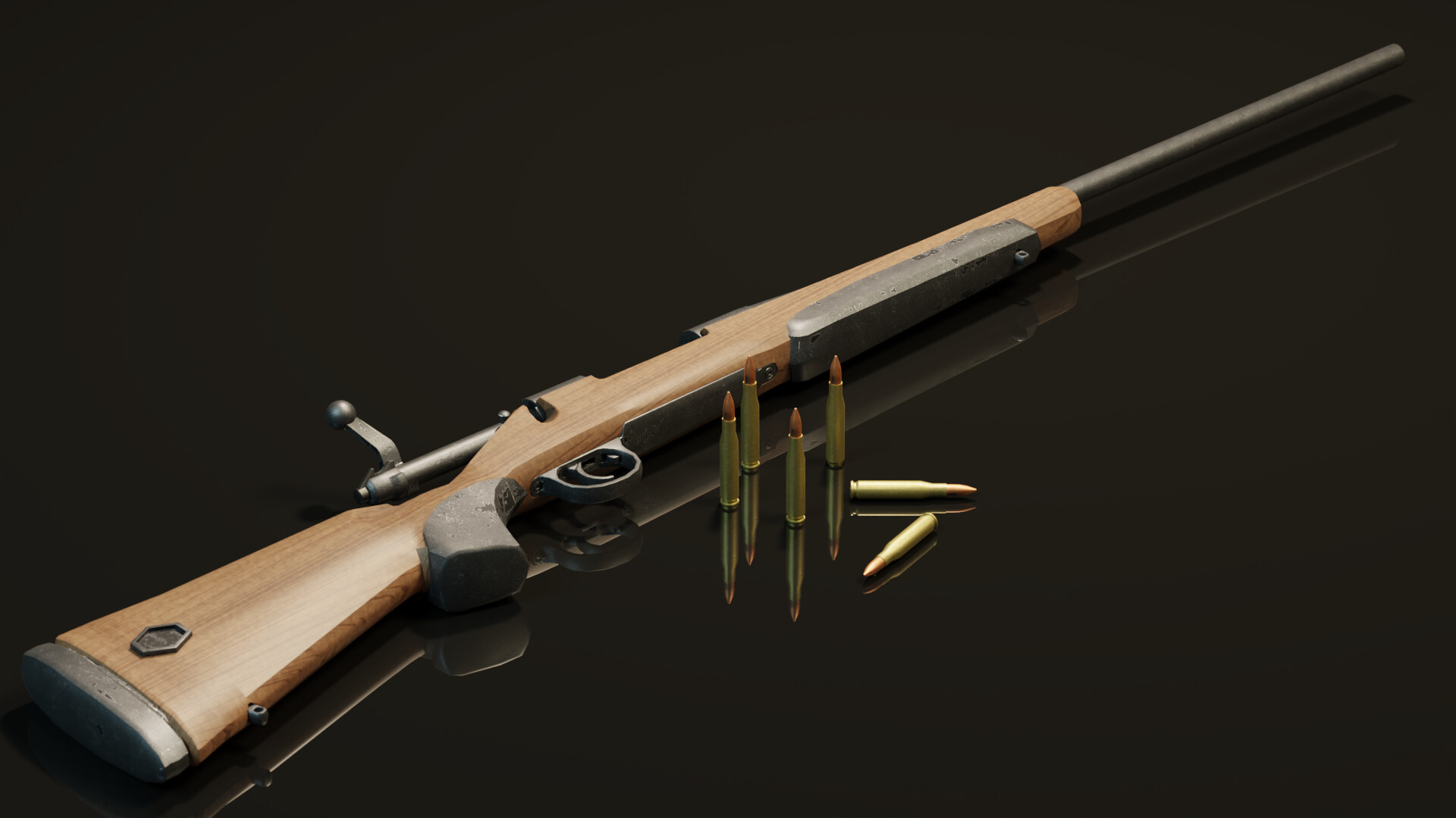 ArtStation - Mauser M18 Rifle