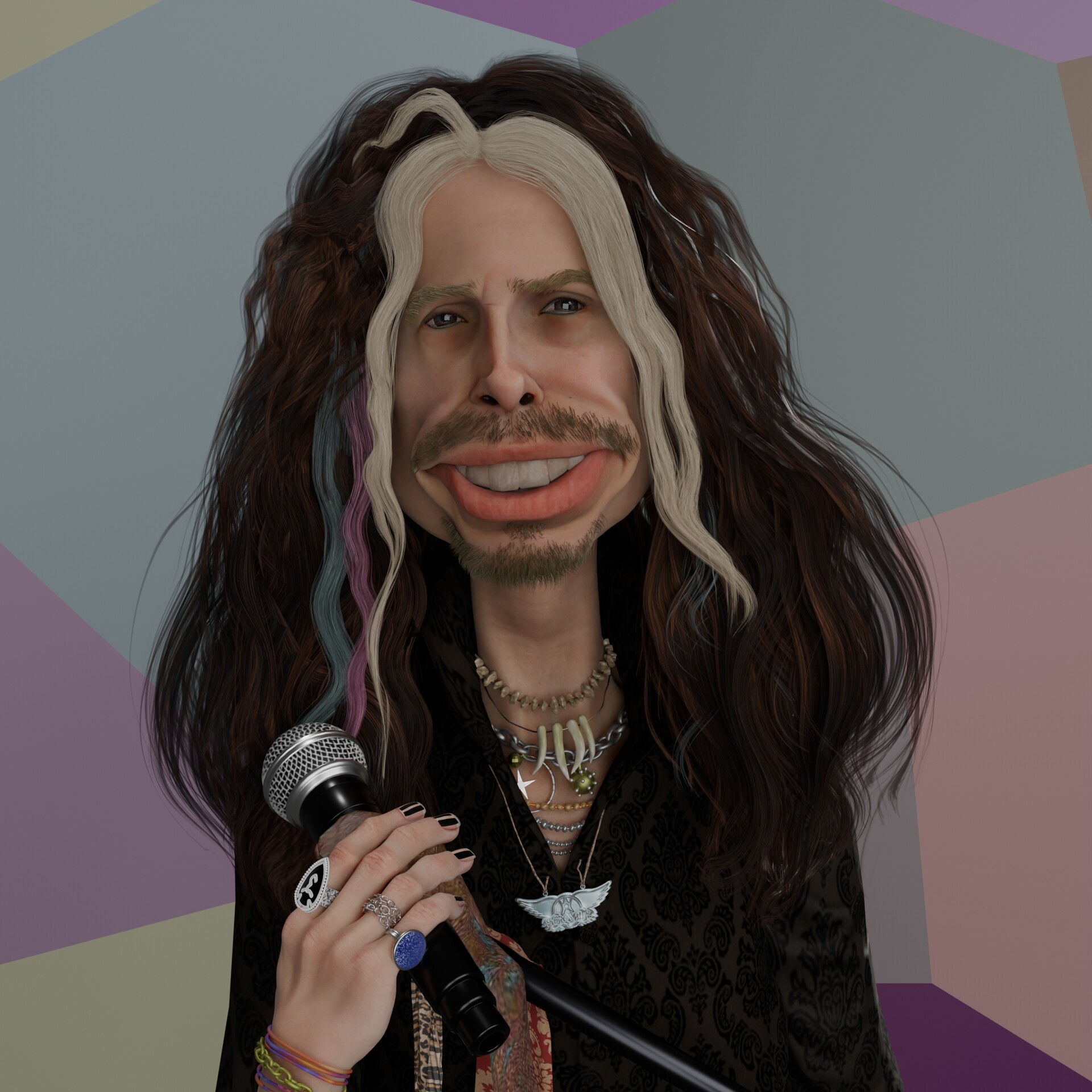 ArtStation - Steven Tyler caricature