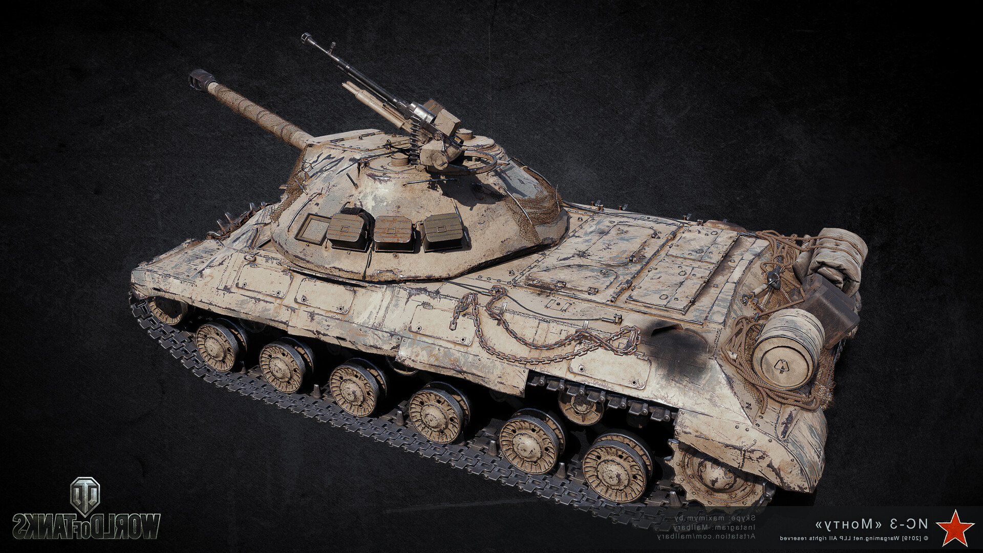 ArtStation - IS-3 3D-style "Montu"