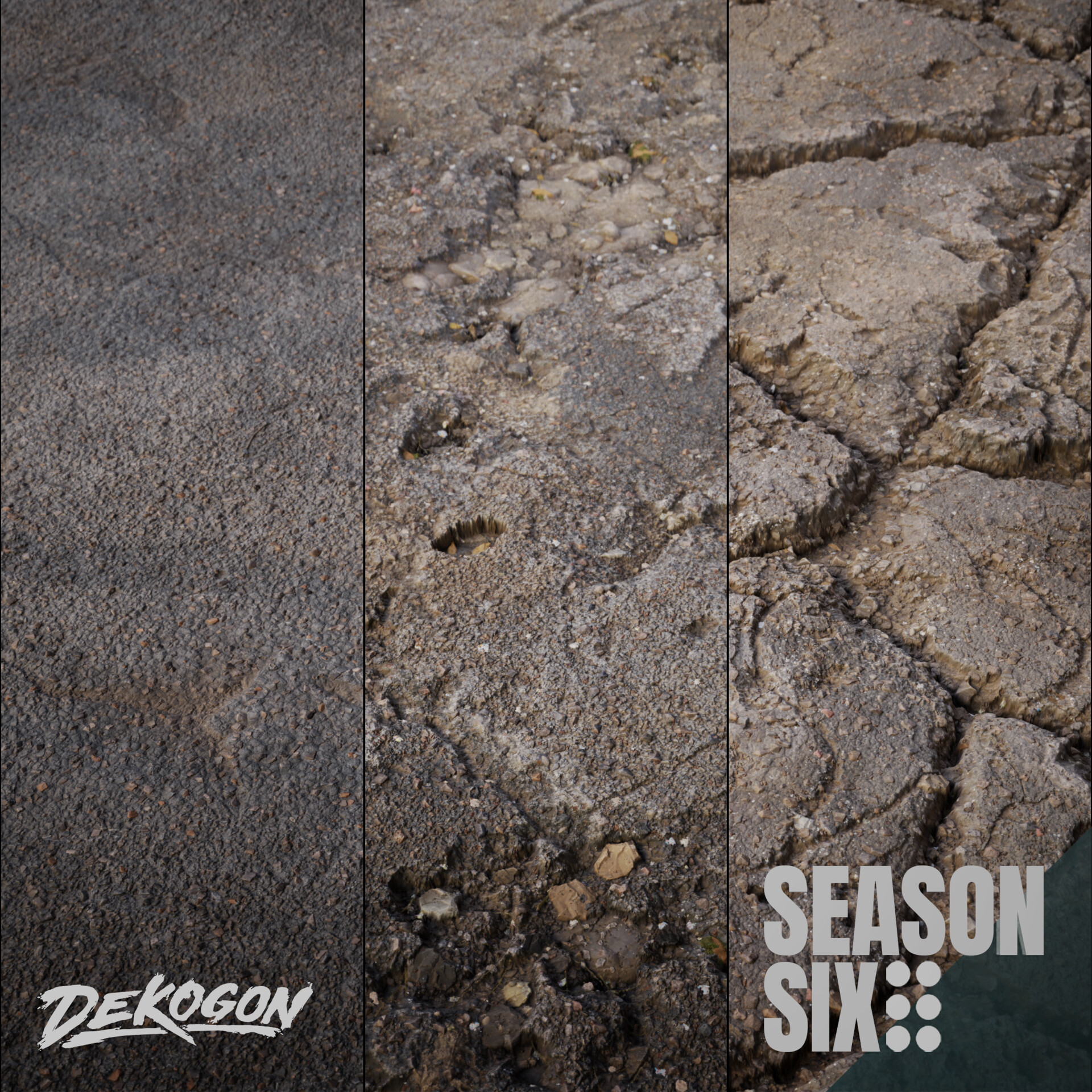 ArtStation - Asphalt Materials