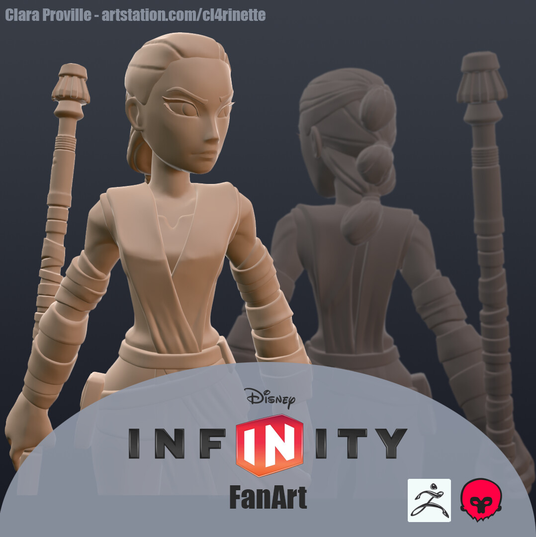Clara Proville - Rey - Disney Infinity Fan Art