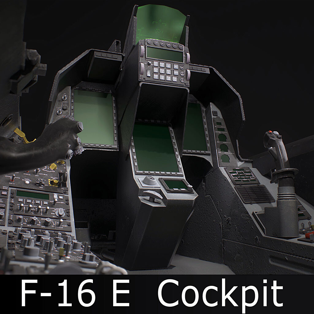 Ridwan Chandra - MeganeRid - F-16 E Block 60/62 Cockpit