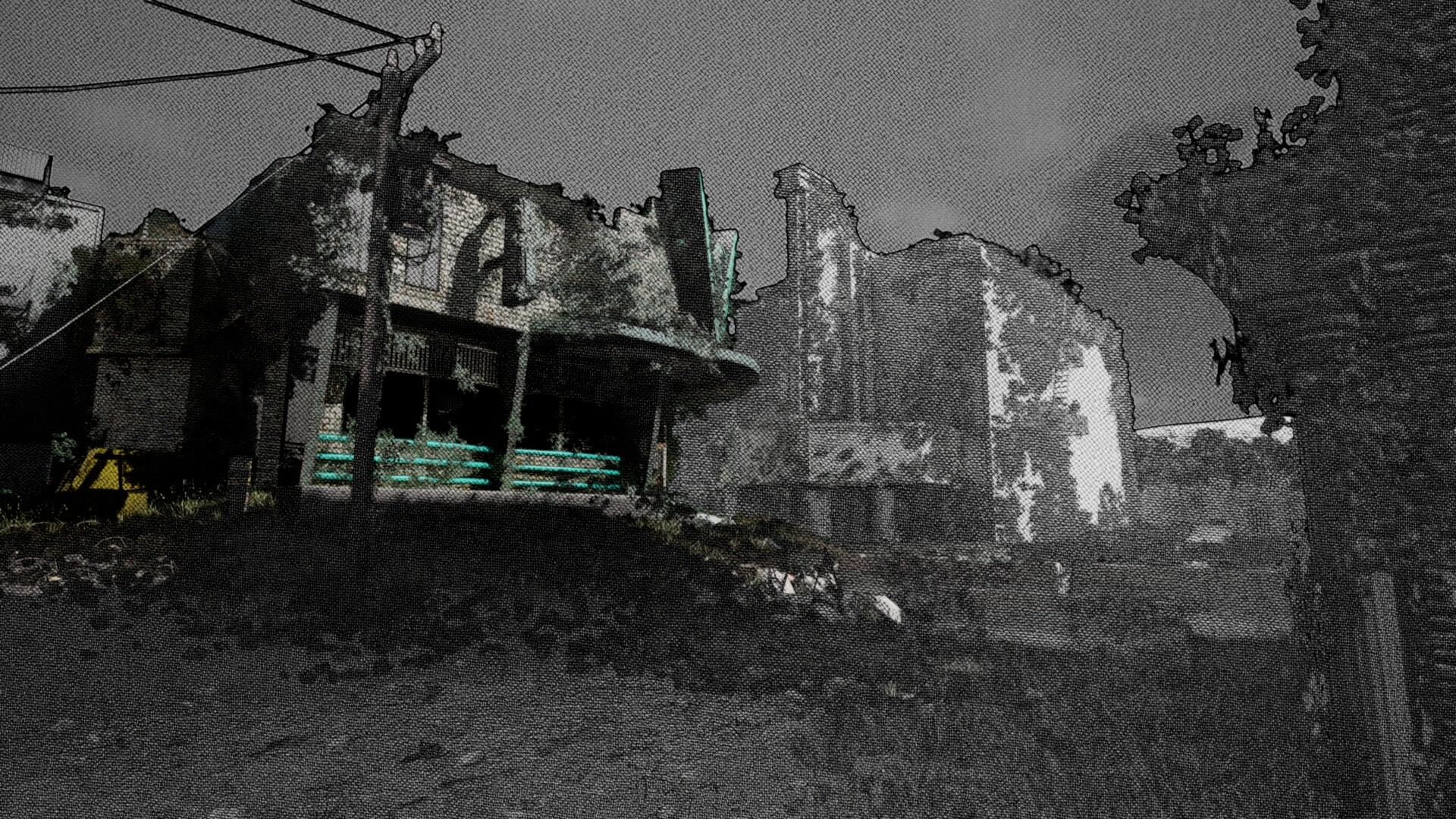 ArtStation - Post-Apocalyptic environment and application of cross ...