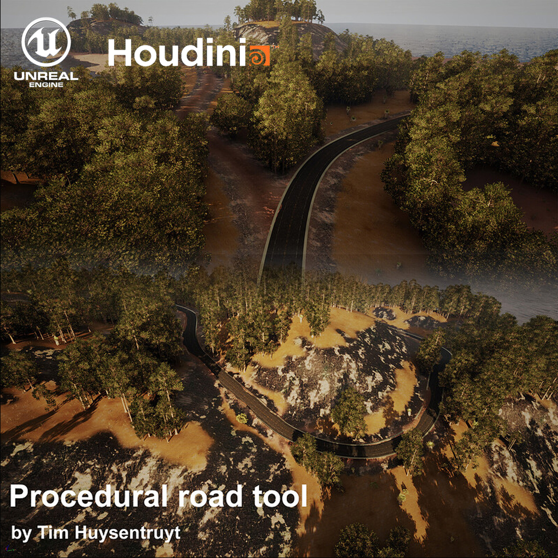ArtStation - Procedural Road Tool - Tim Huysentruyt