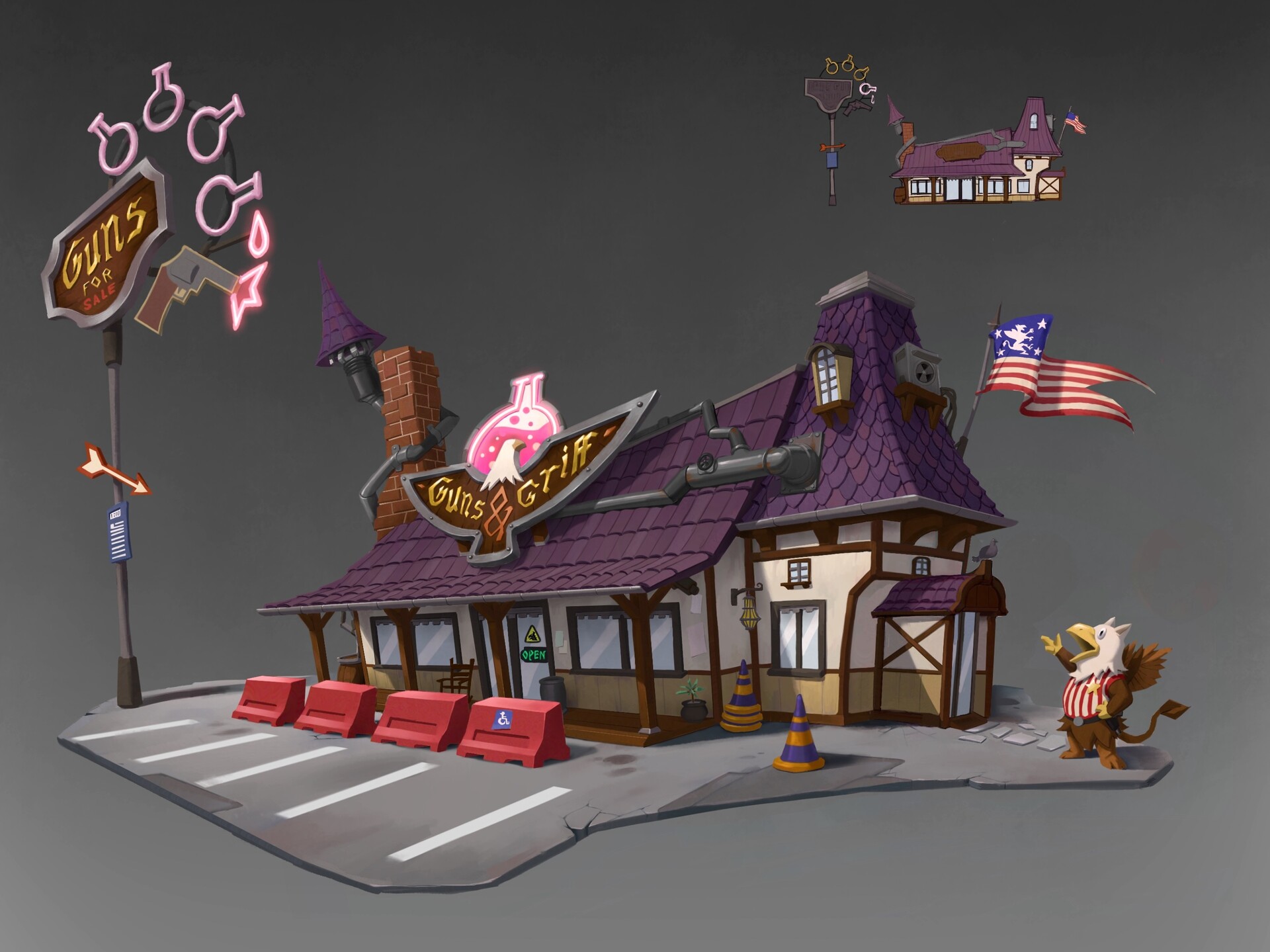 ArtStation - Guns & Griff