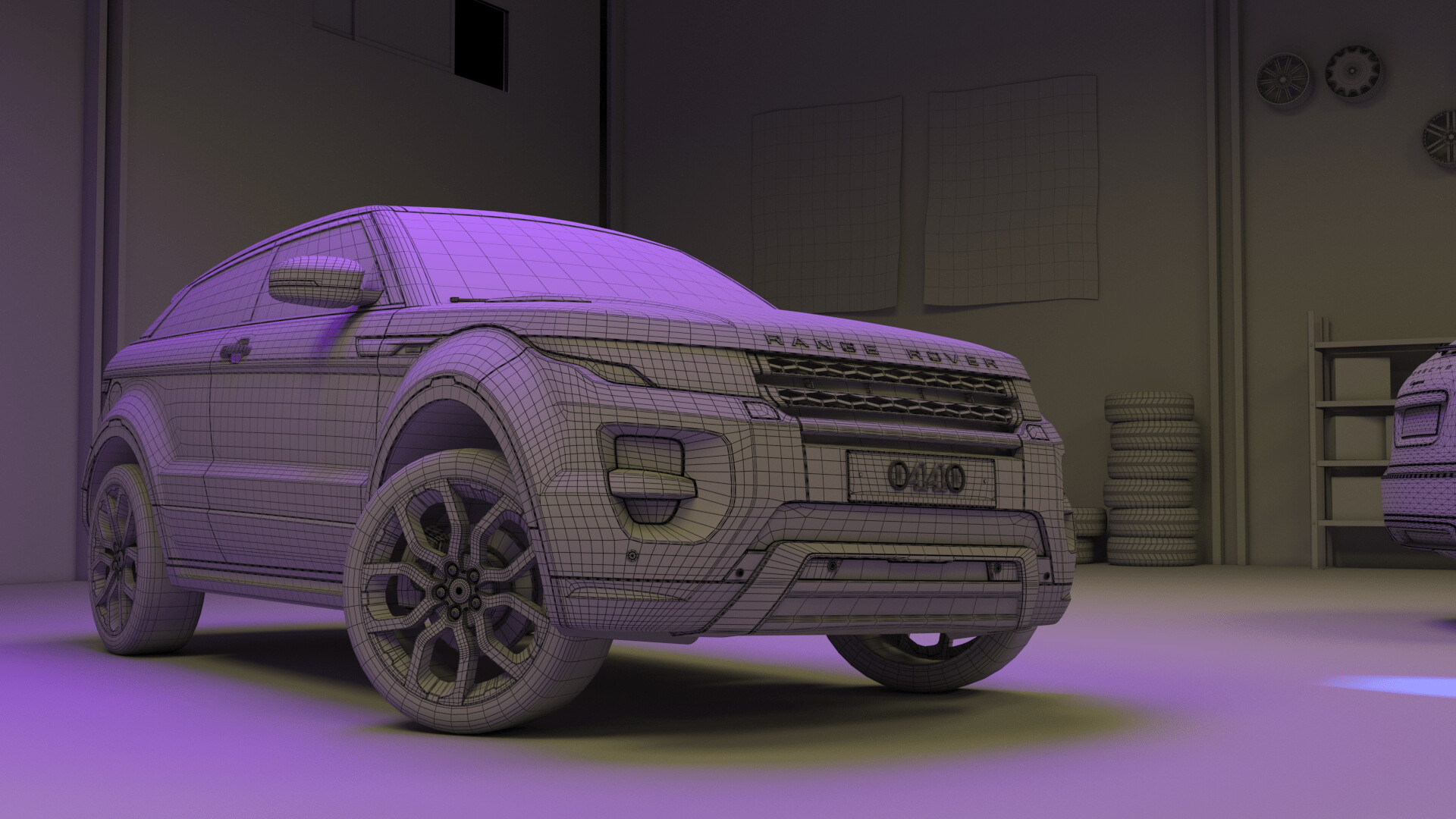 ArtStation - Homemade | Range rover | 3d animation