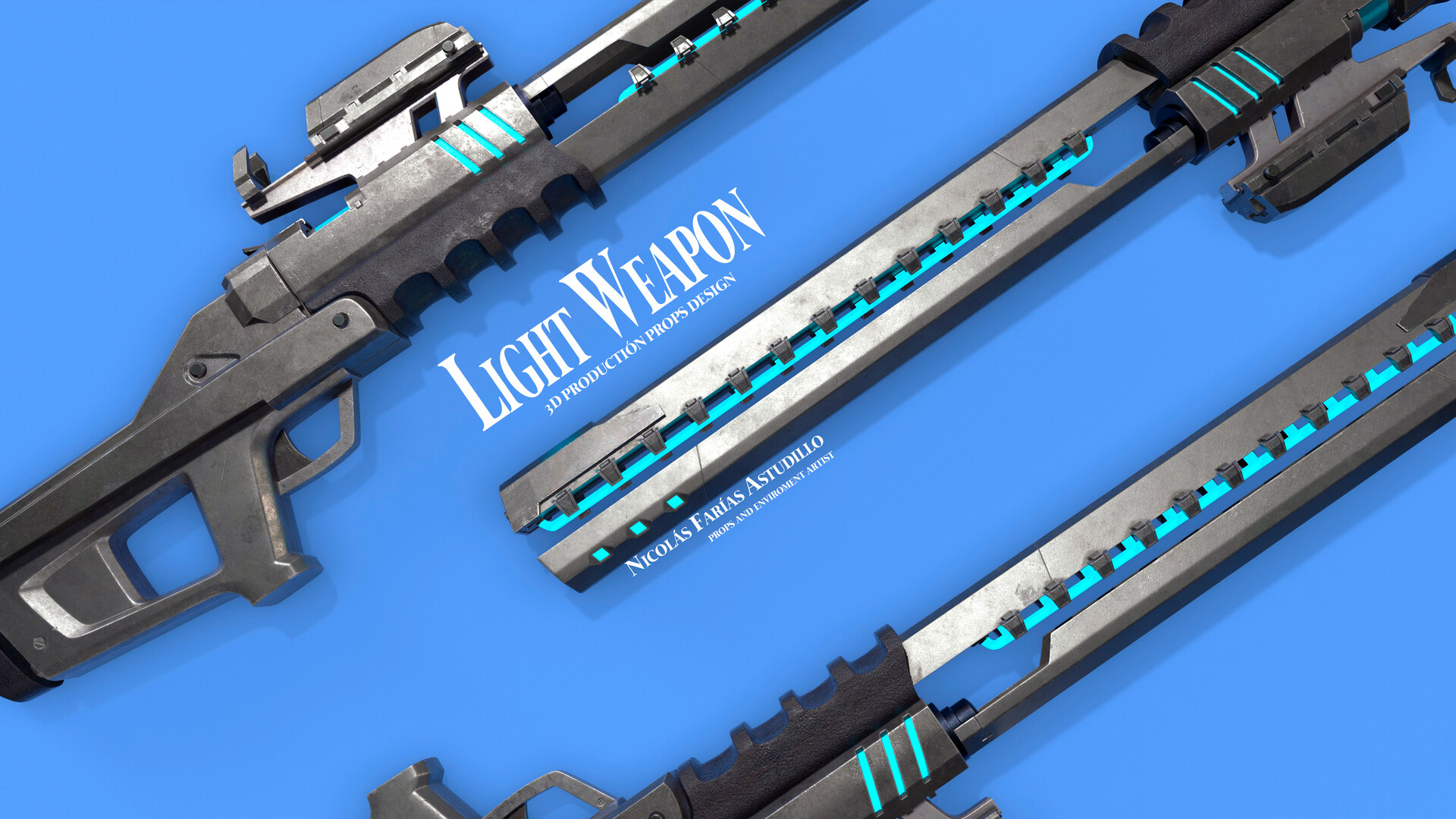 ArtStation - Light Weapon Production 3D Prop