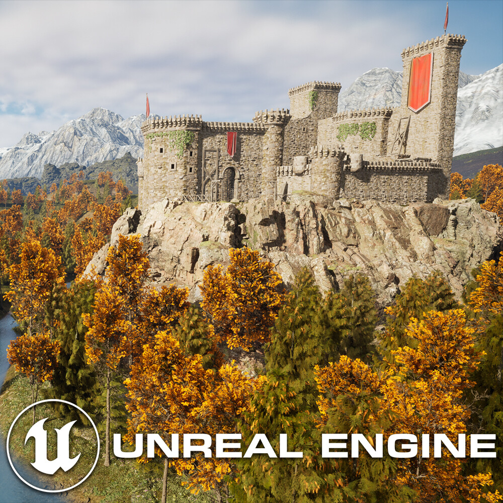 ArtStation - UE 5 - Castle Environment