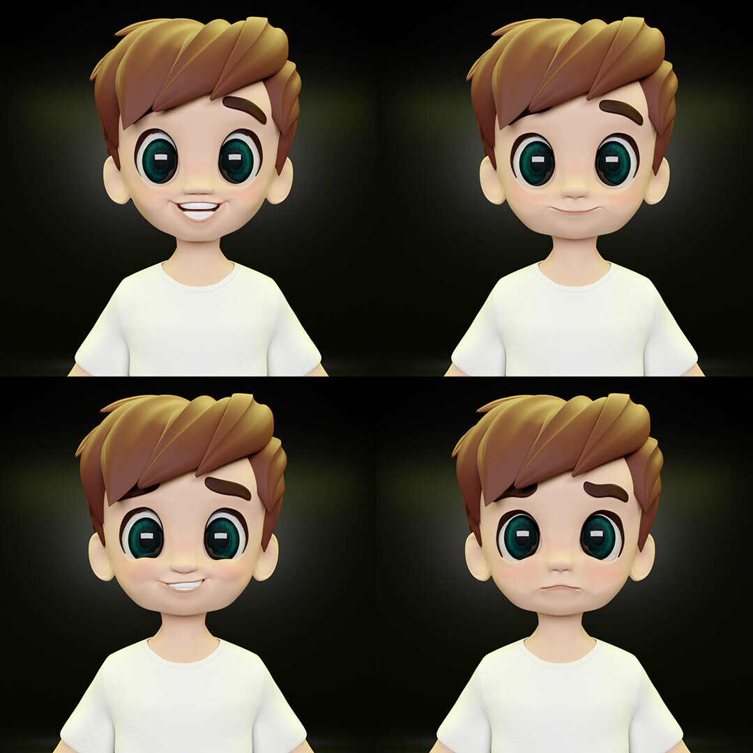 ArtStation - Stylized Boy Character
