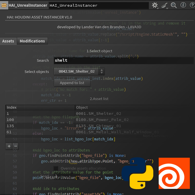 ArtStation - Houdini asset instancer