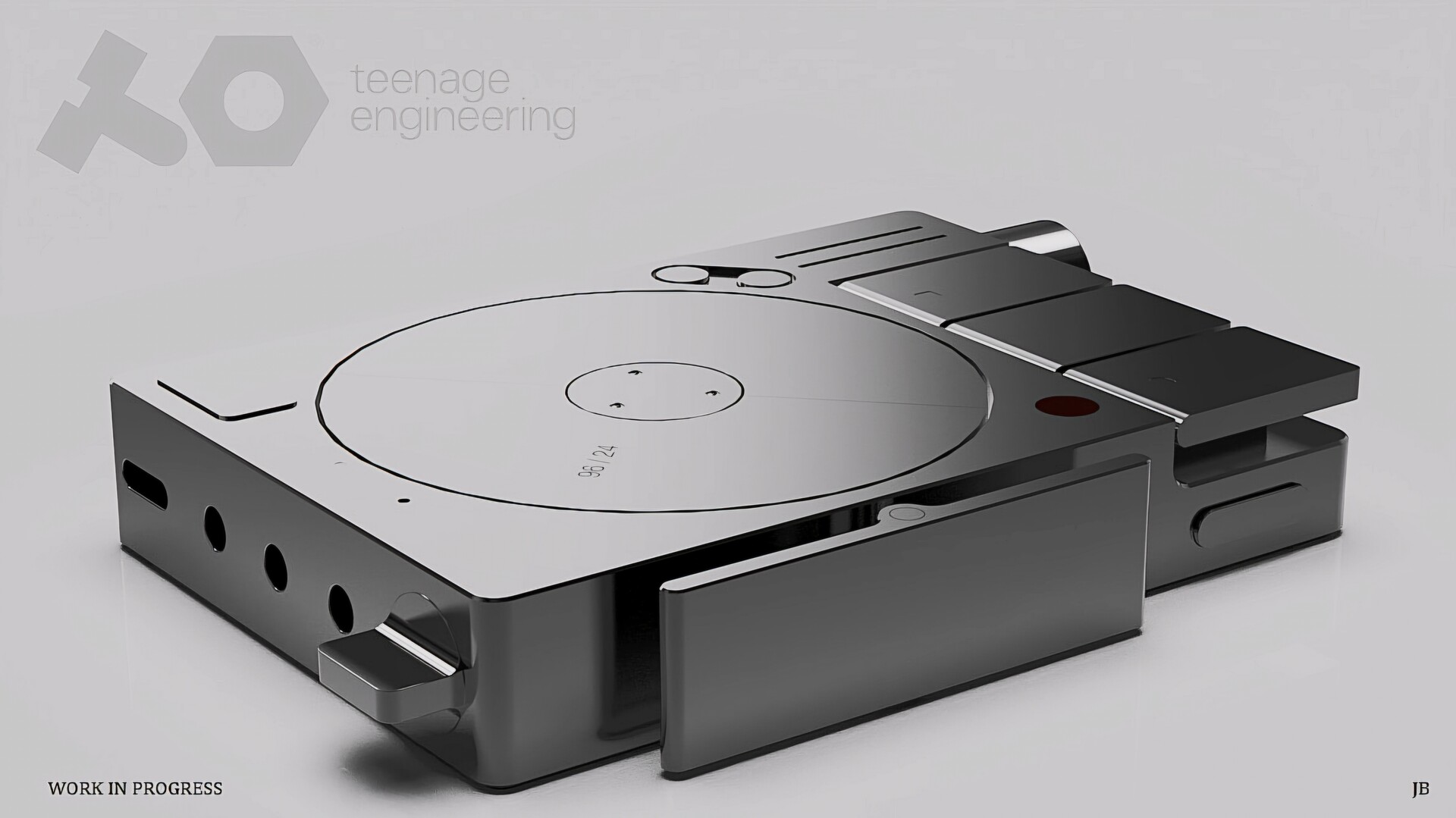 ArtStation - TEENAGE ENGINEERING TP-7 RECORDING DEVICE STUDY