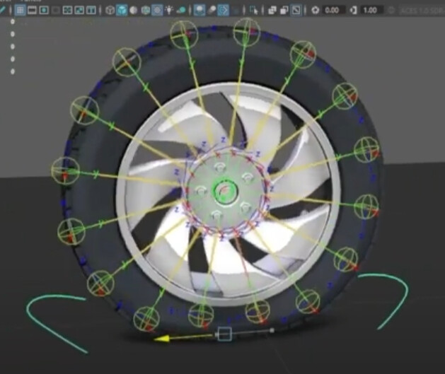 ArtStation - Wheel Rig