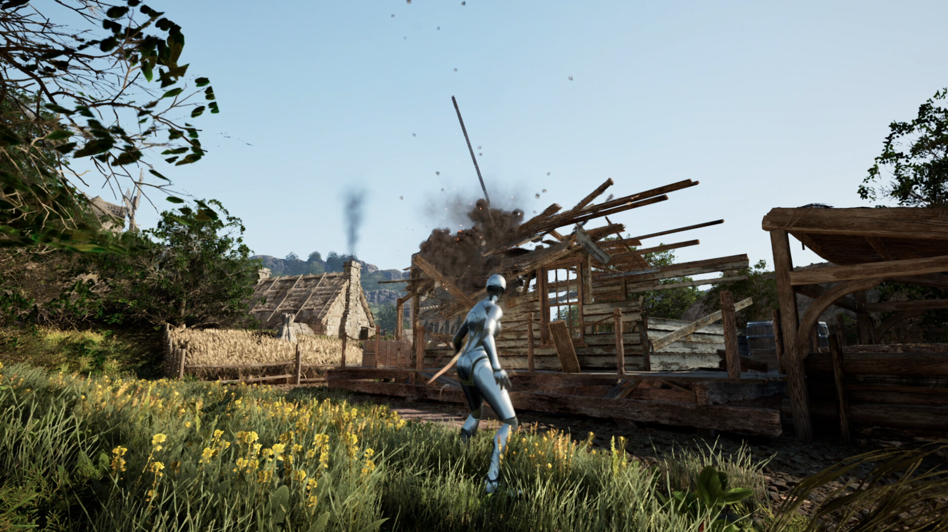 ArtStation - Building destruction R&D - Unreal Engine 5 Chaos