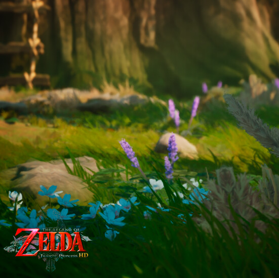 ArtStation - Zelda: Twilight Princess - Link Tree House (Tech Art & Lookdev)