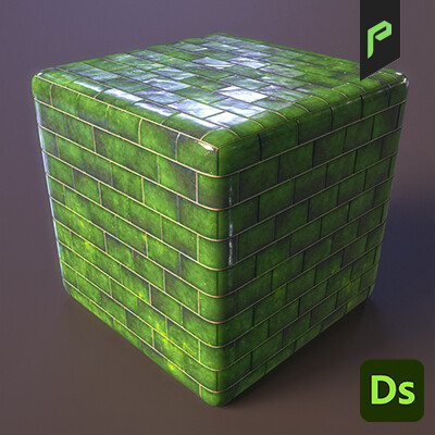 ArtStation - Green tiles demo