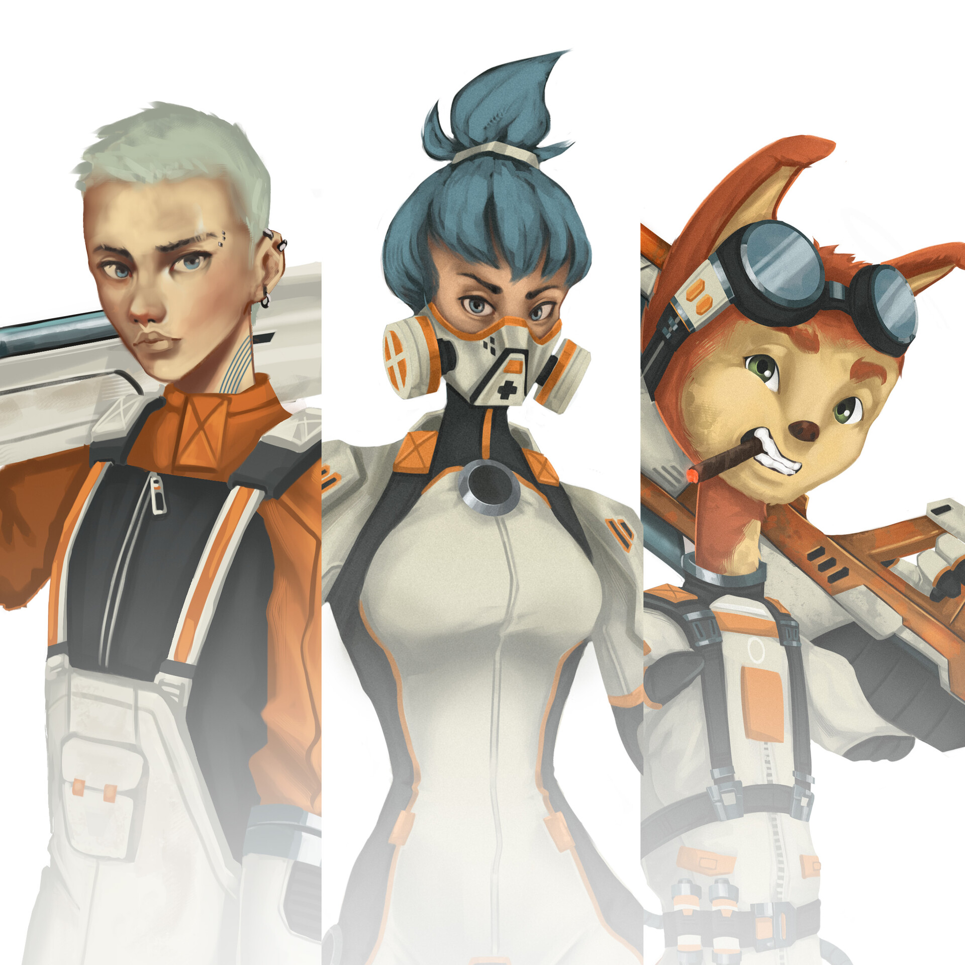 ArtStation - Character Squad - Space Explorer