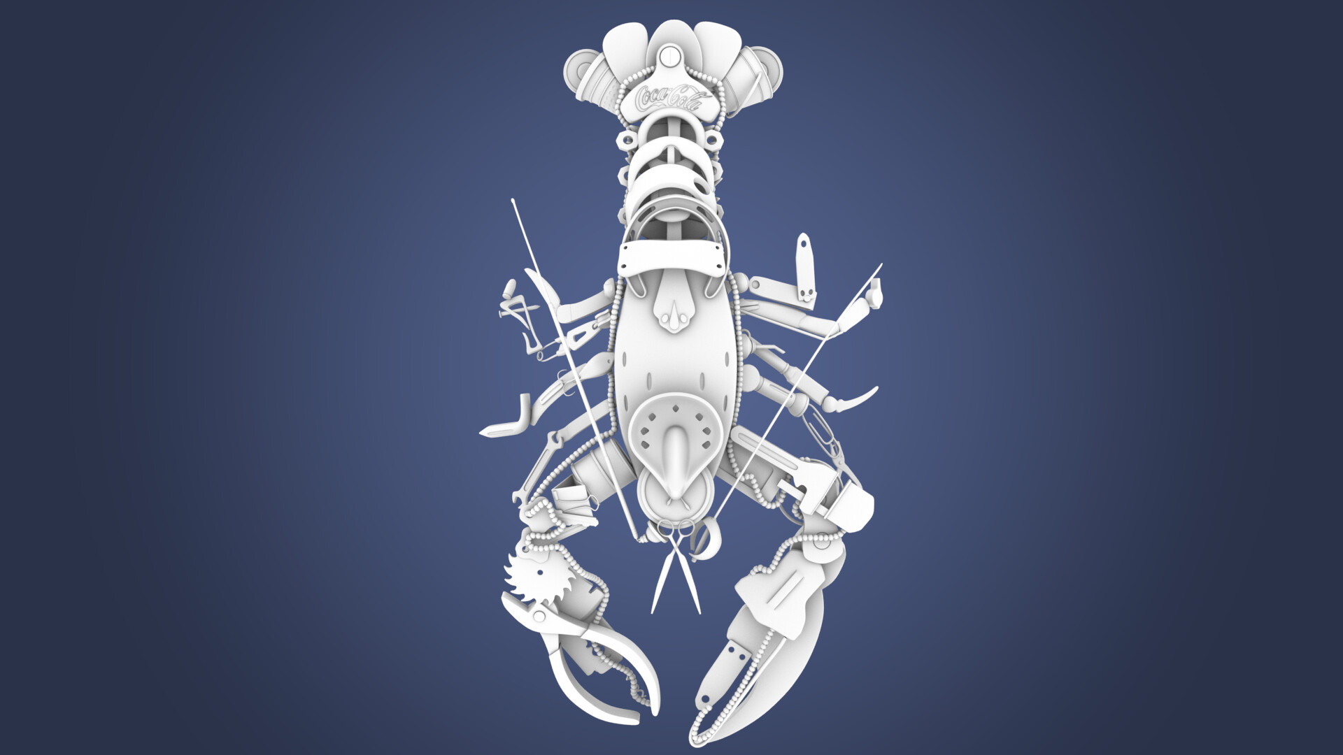 ArtStation - Mechanical Lobster Model + Rig