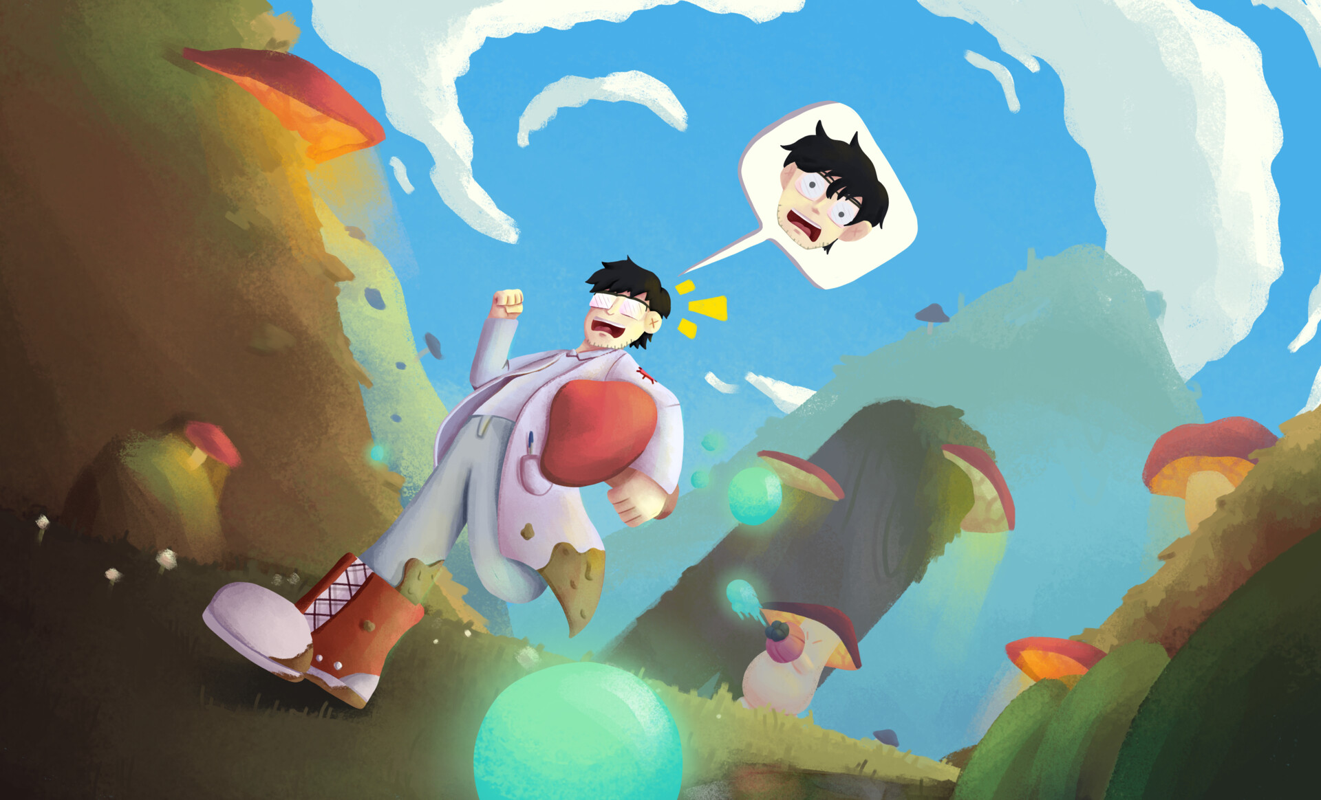 ArtStation - 2th Dimension Concept Arts (Mushroom Biome)