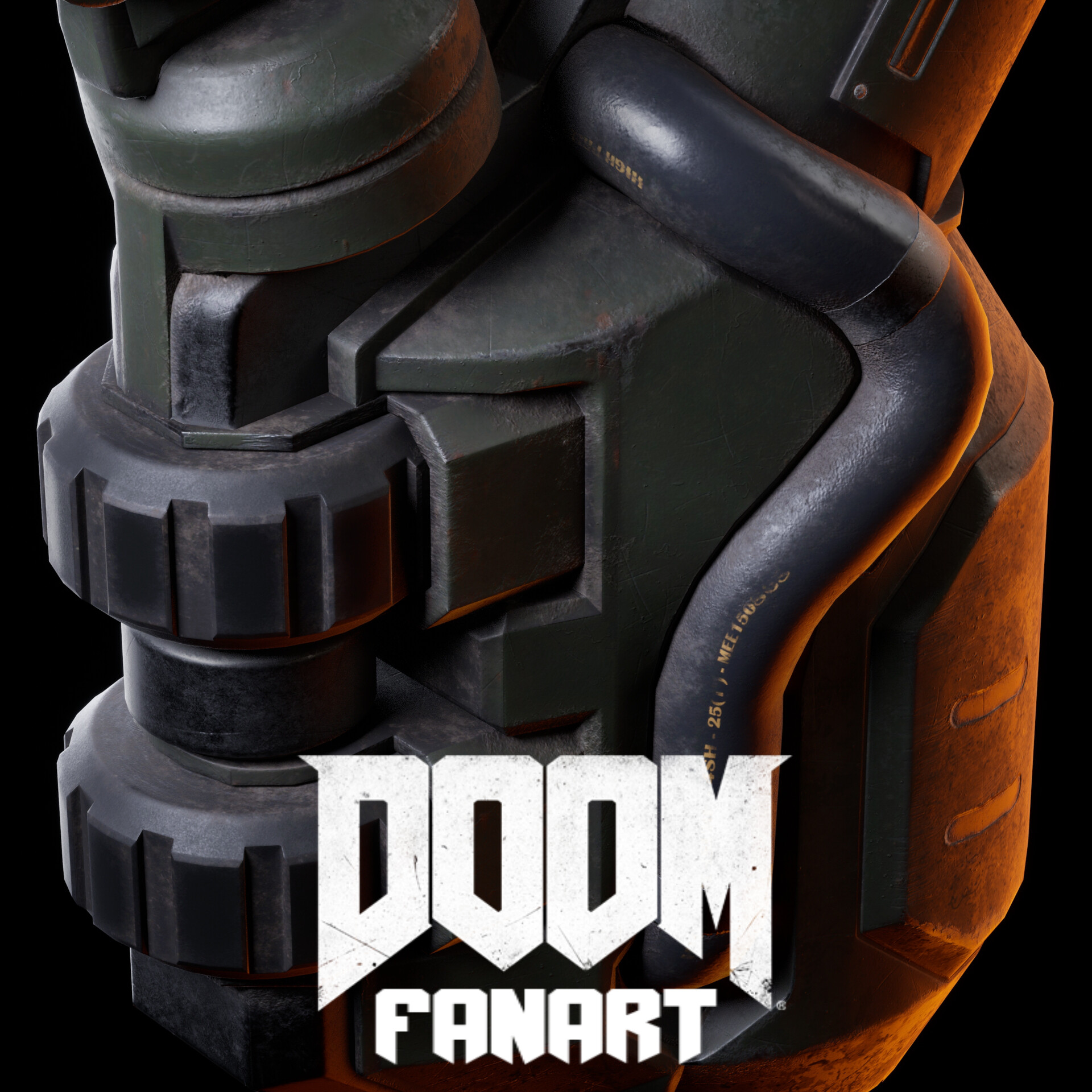 ArtStation - DOOM - High Explosive Grenade