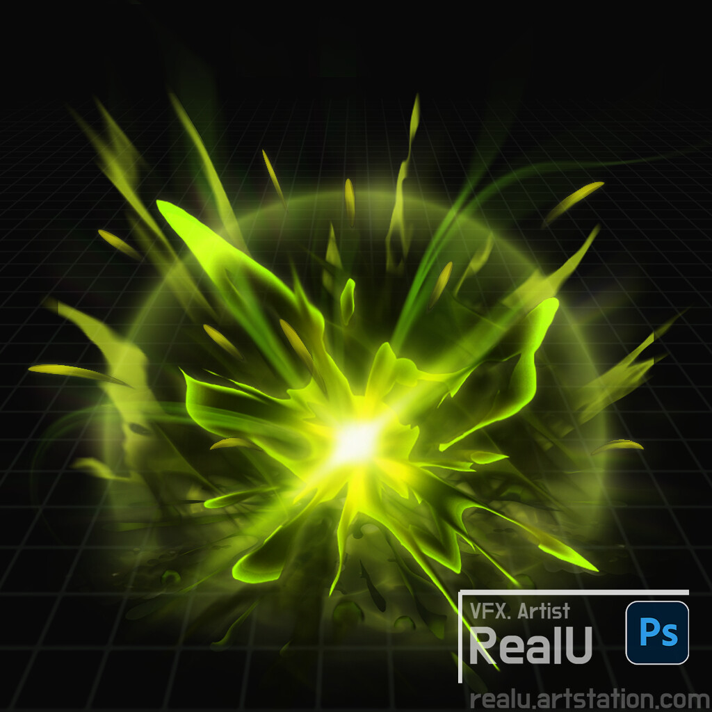 ArtStation - Toxic Explosion Game VFX - UE5 Portpolio #06