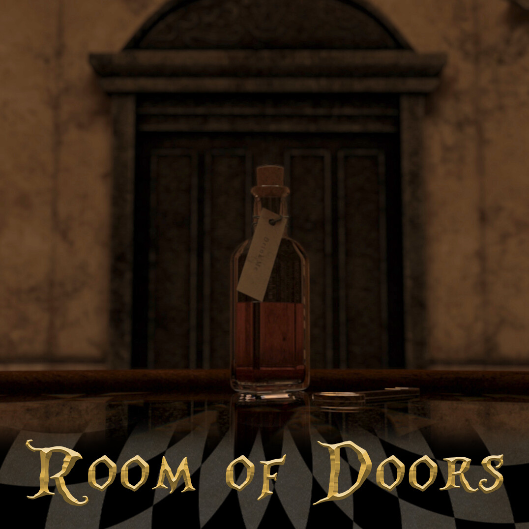 ArtStation - Room of Doors - Alice in Wonderland