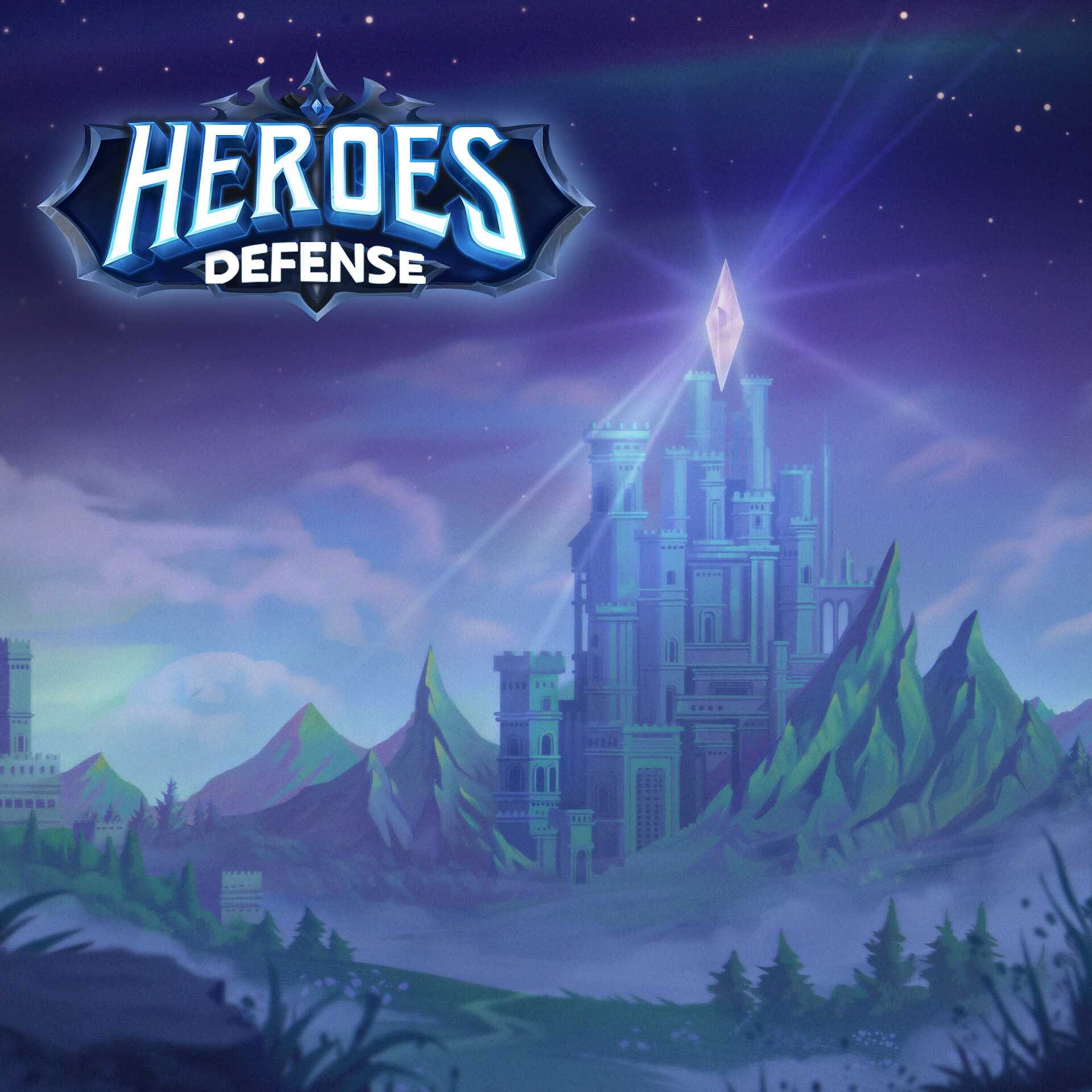 ArtStation - Background login Heroes Defense