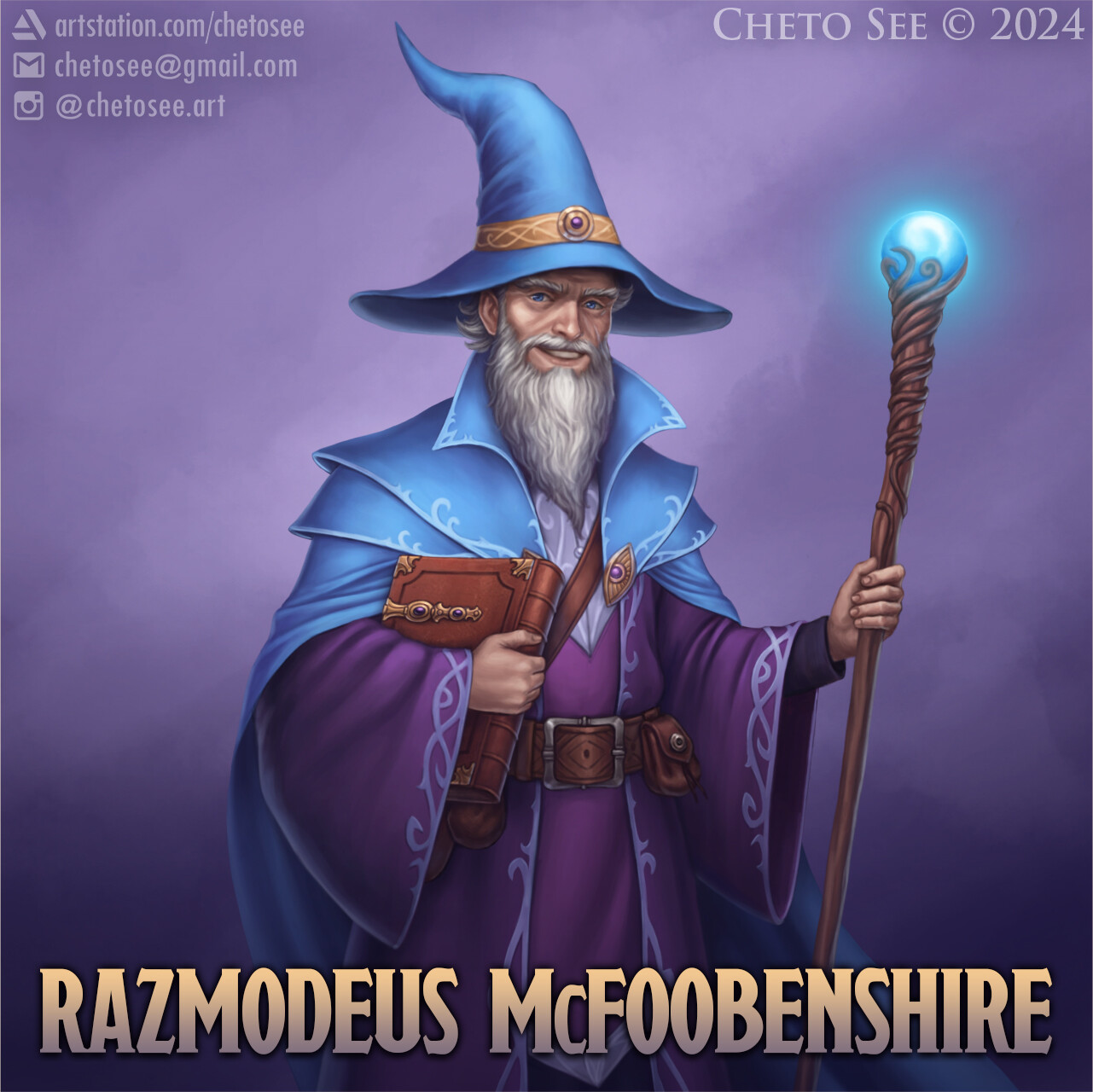 ArtStation - Razmodeus McFoobenshire, Wizard