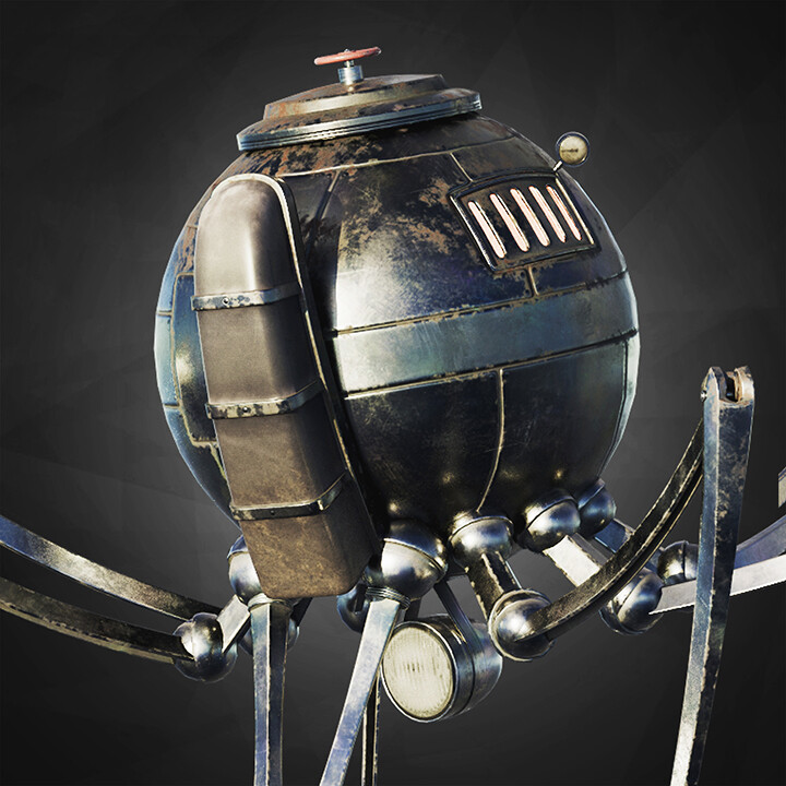 ArtStation - Spider Robot - Sci-Fi Character