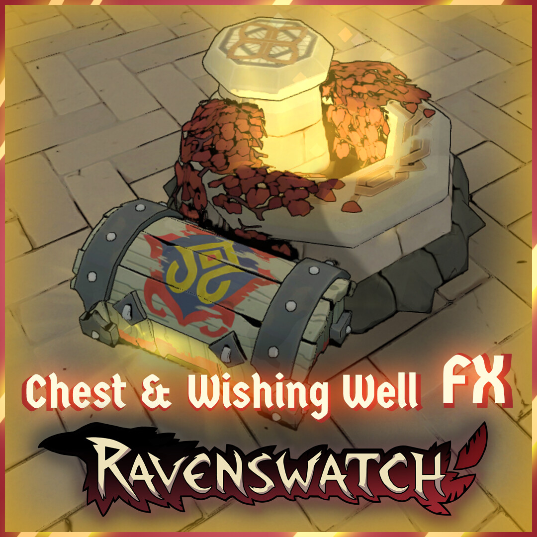 ArtStation - Ravenswatch - Chest & Wishing Well VFX