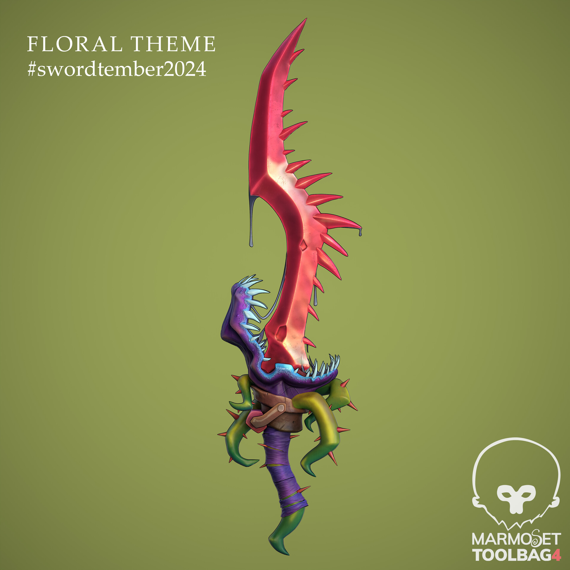 ArtStation - Audrey III - Floral Sword