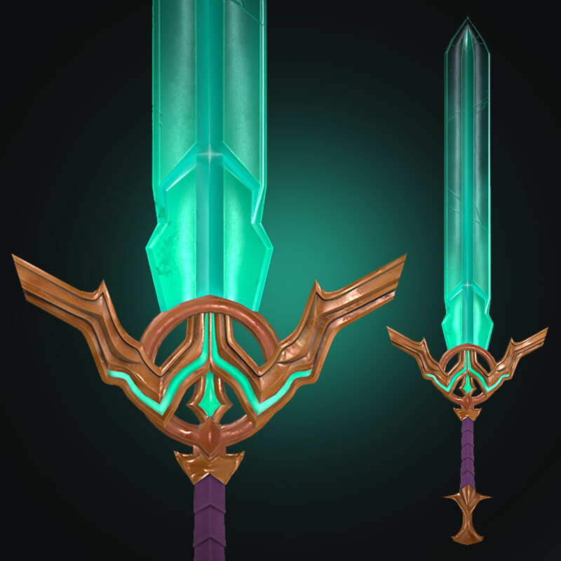 ArtStation - Stylized Sword