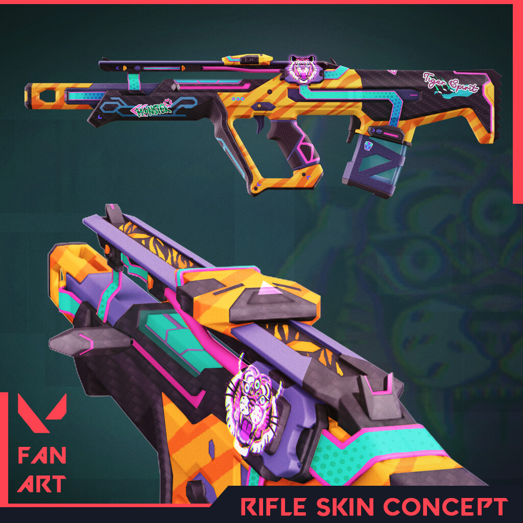 ArtStation - Rifle concept - Valorant fan art