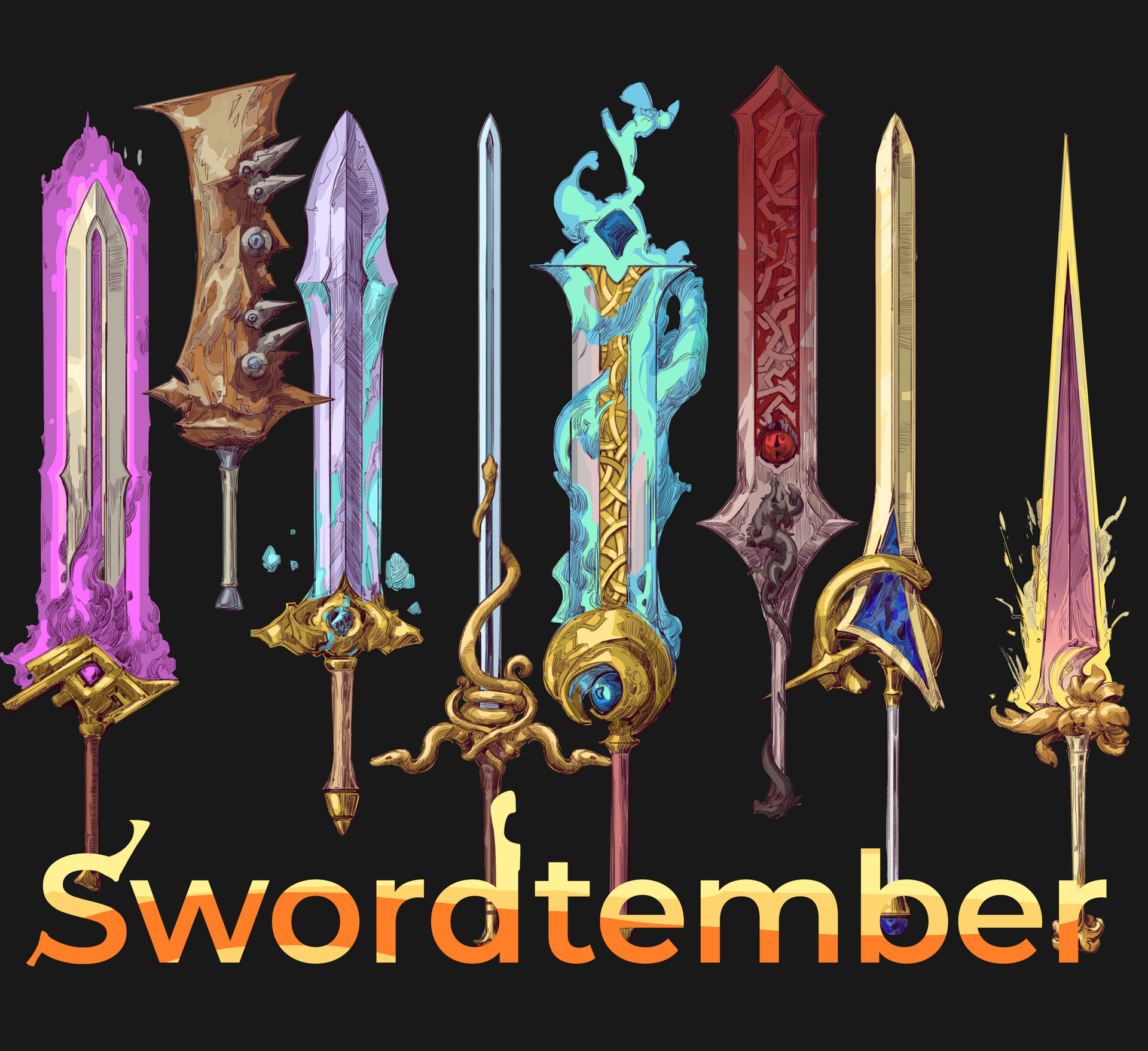 ArtStation - Swords - Swordtember