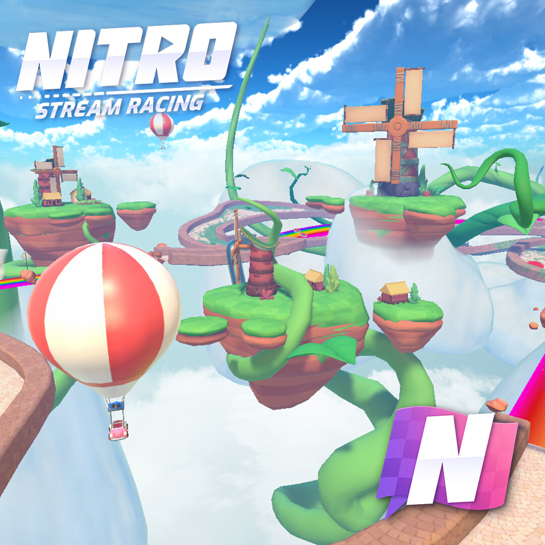ArtStation - NITRO: Stream Racing Environmental Work