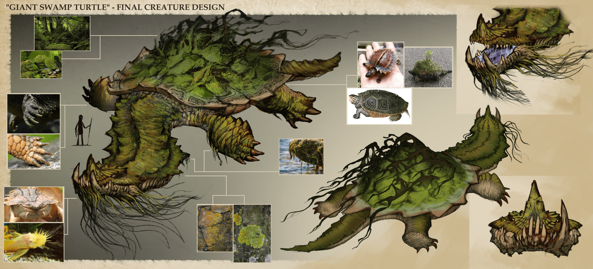 ArtStation - The Swamps - Giant Swamp Turtle