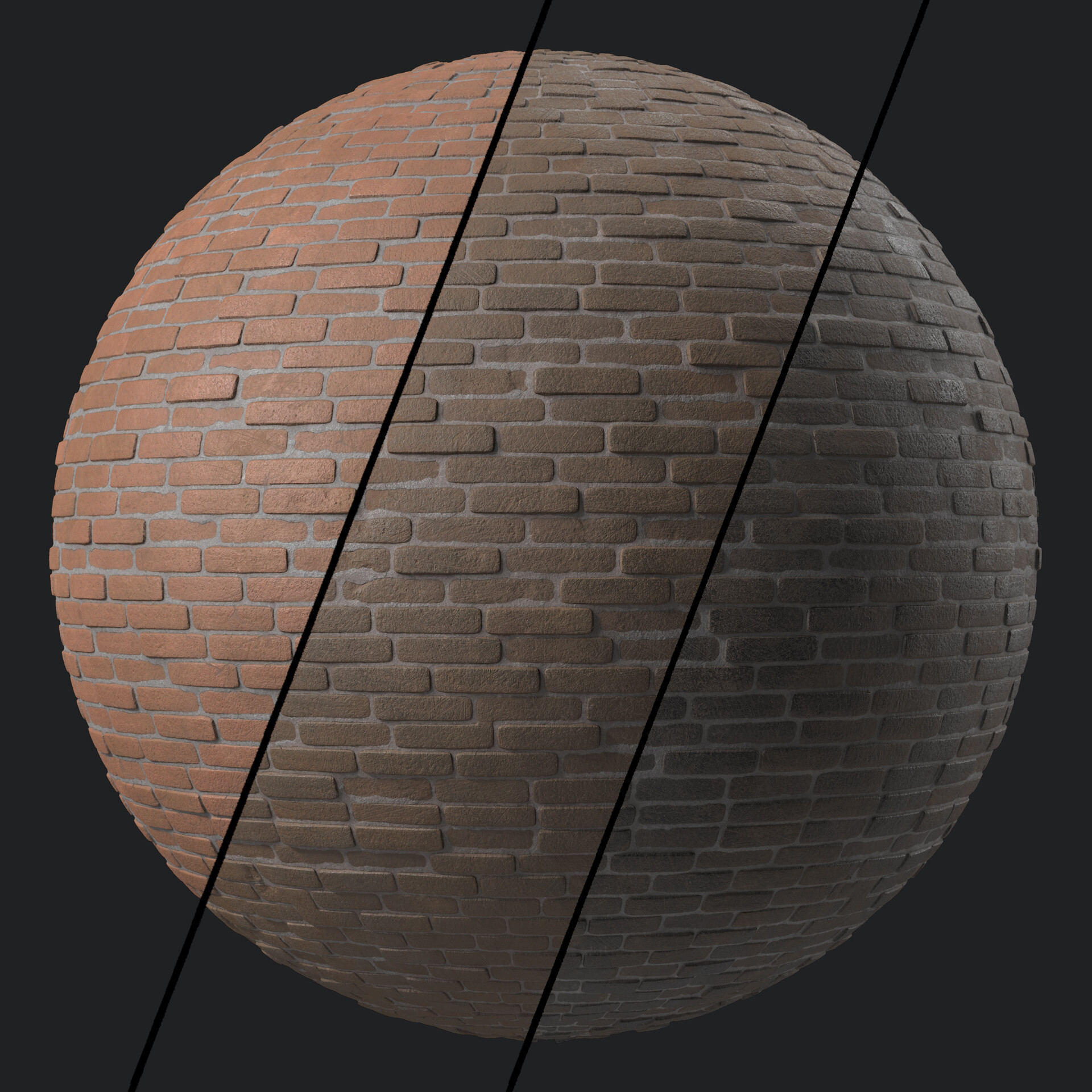 ArtStation - Brick Wall Materials 92- Brick Tiles By Sbsar|Pbr|4k|Seamless