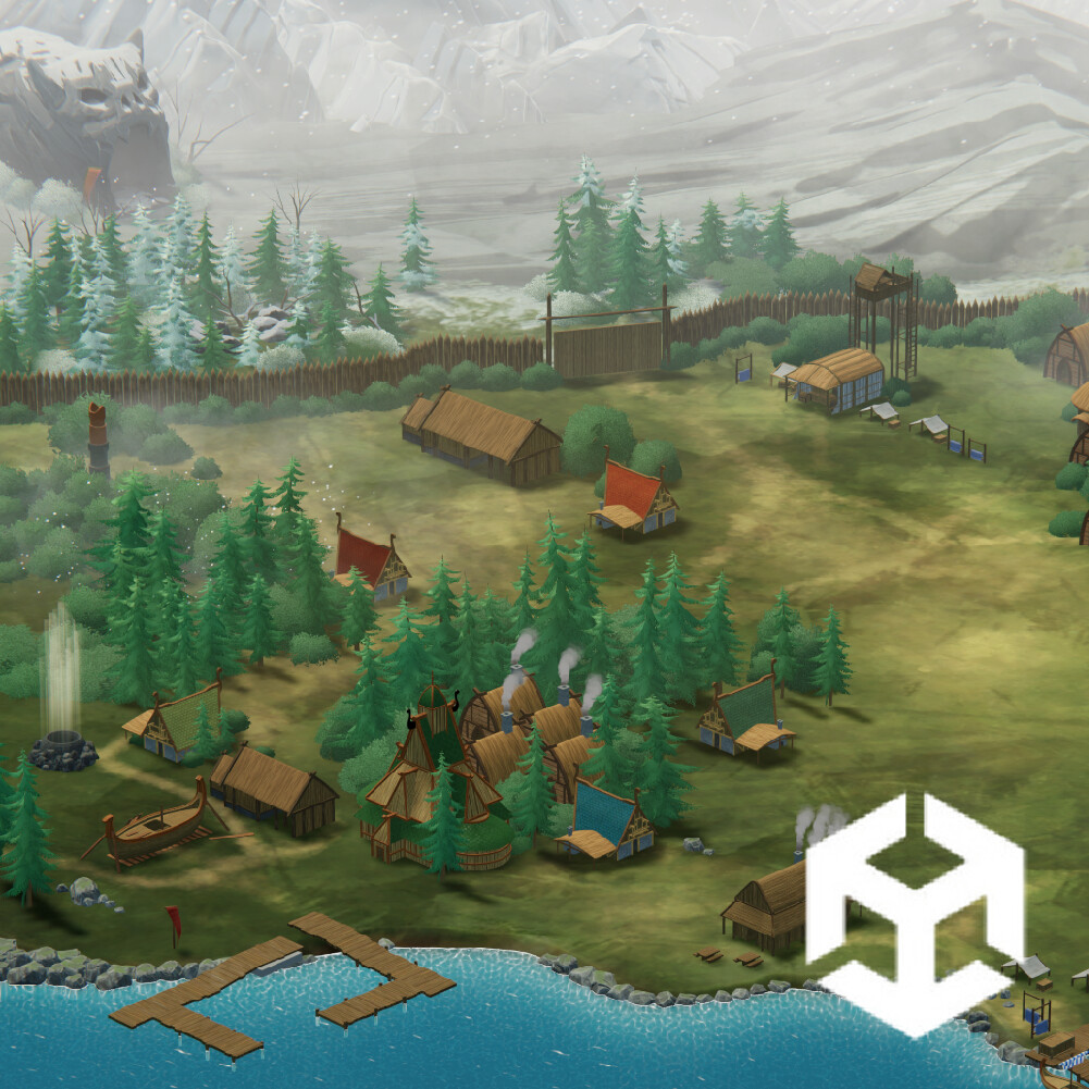 ArtStation - Stylized Fantasy Unity Scene (Champions Of Midgard)