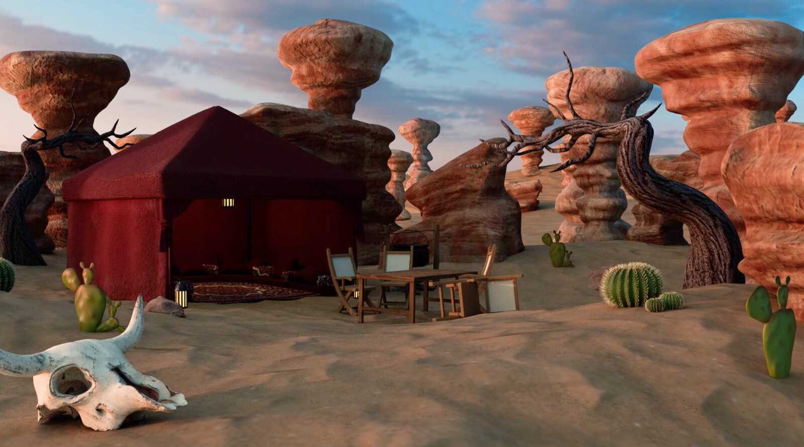 ArtStation - Desert Scene