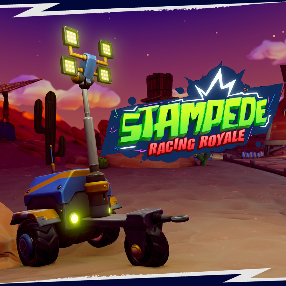 ArtStation - Stampede Racing Royale - The Light Tower - Solar Panel ...