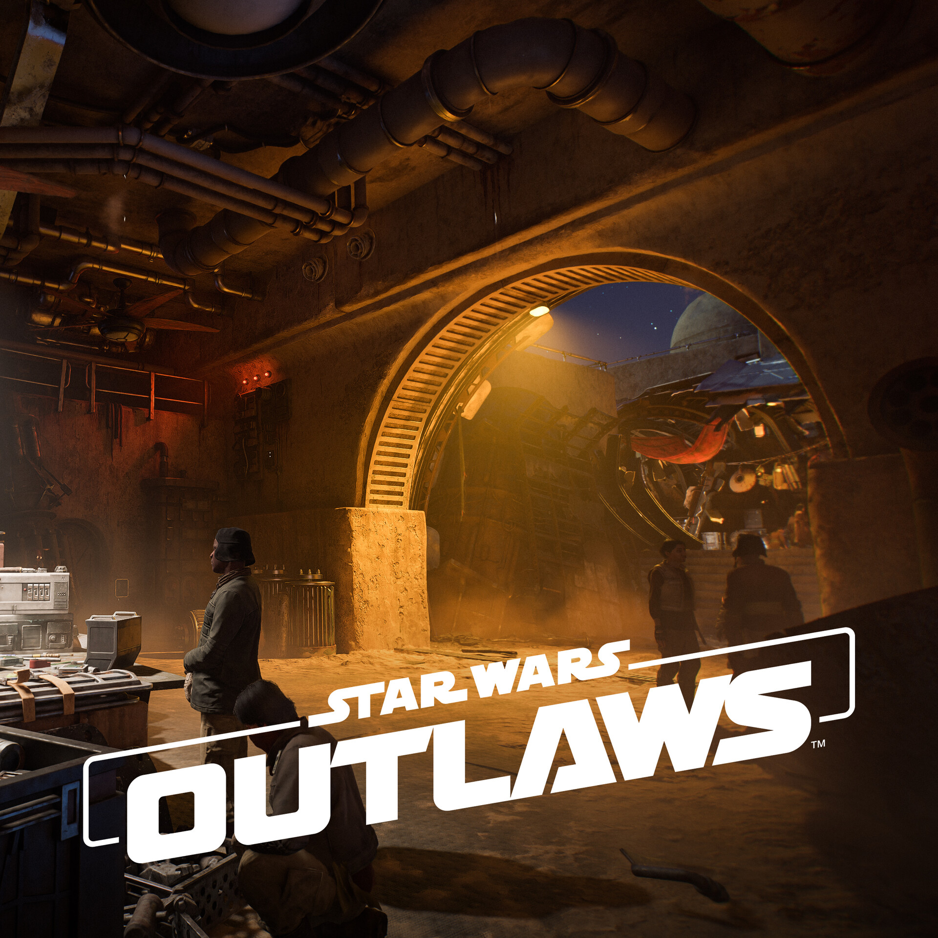 ArtStation - Star Wars Outlaws - Mos Eisley Ship Parts Market