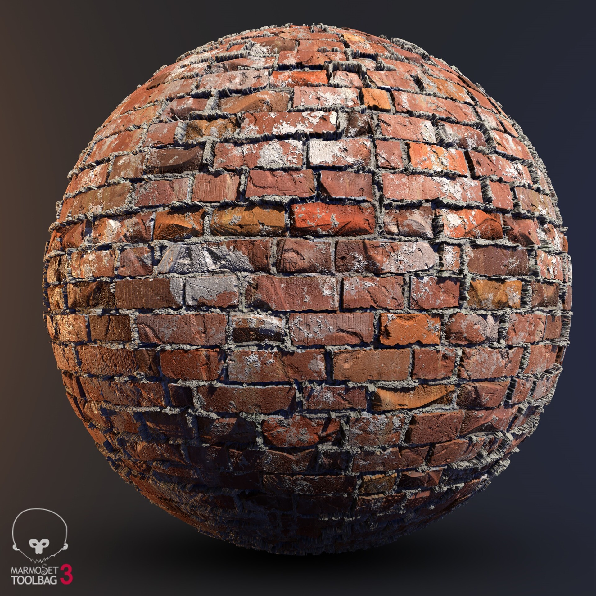 ArtStation - Substance Designer Red Brick Wall
