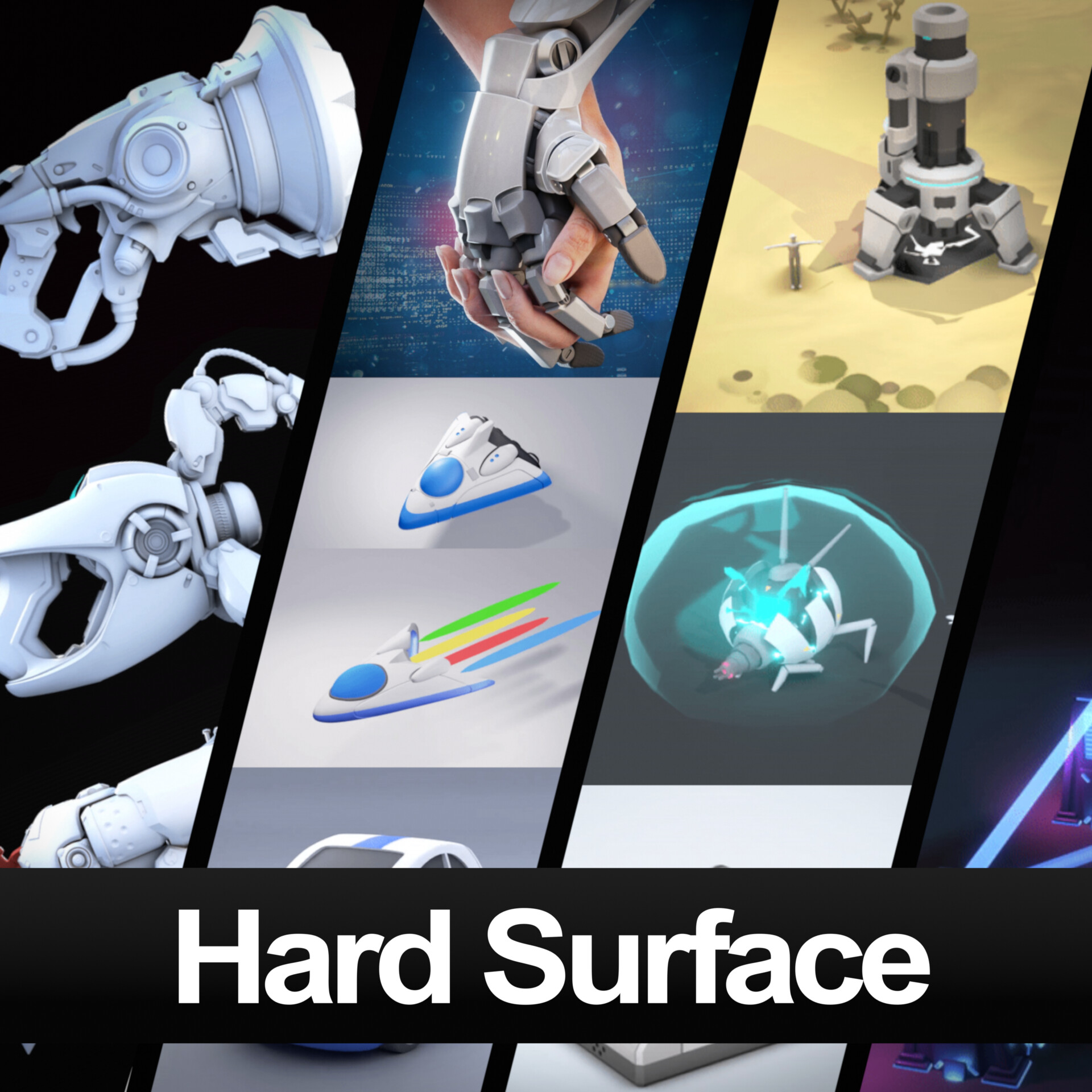 Ocean Daniel - Hard Surface - Examples