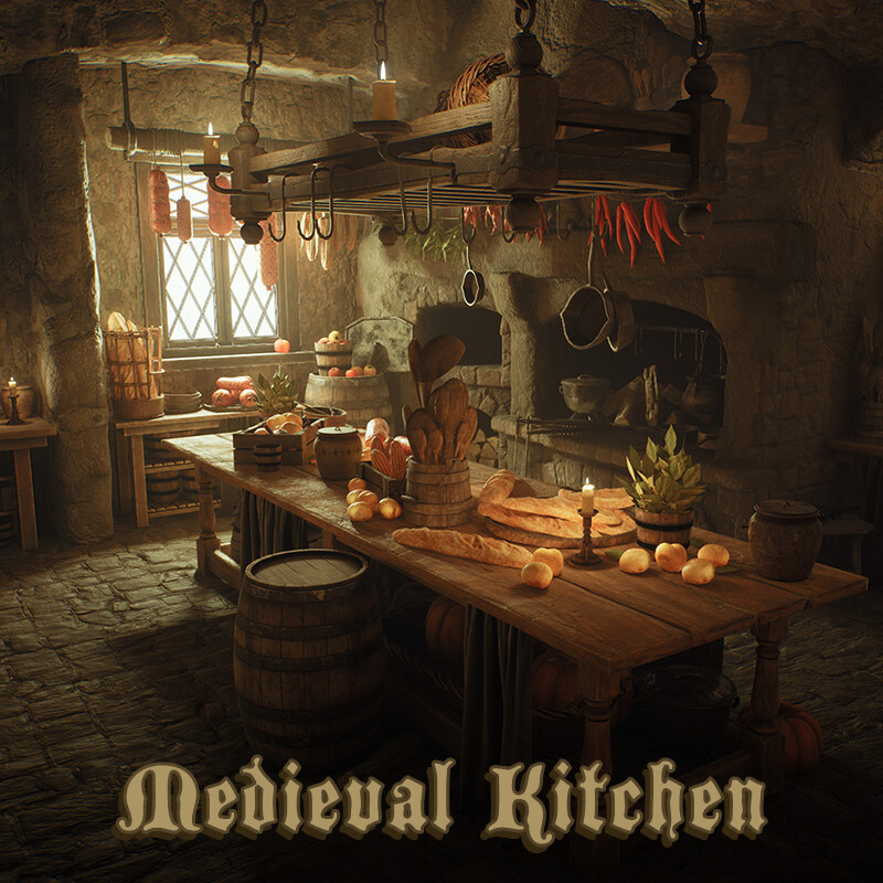 ArtStation - Medieval Kitchen (UE5)
