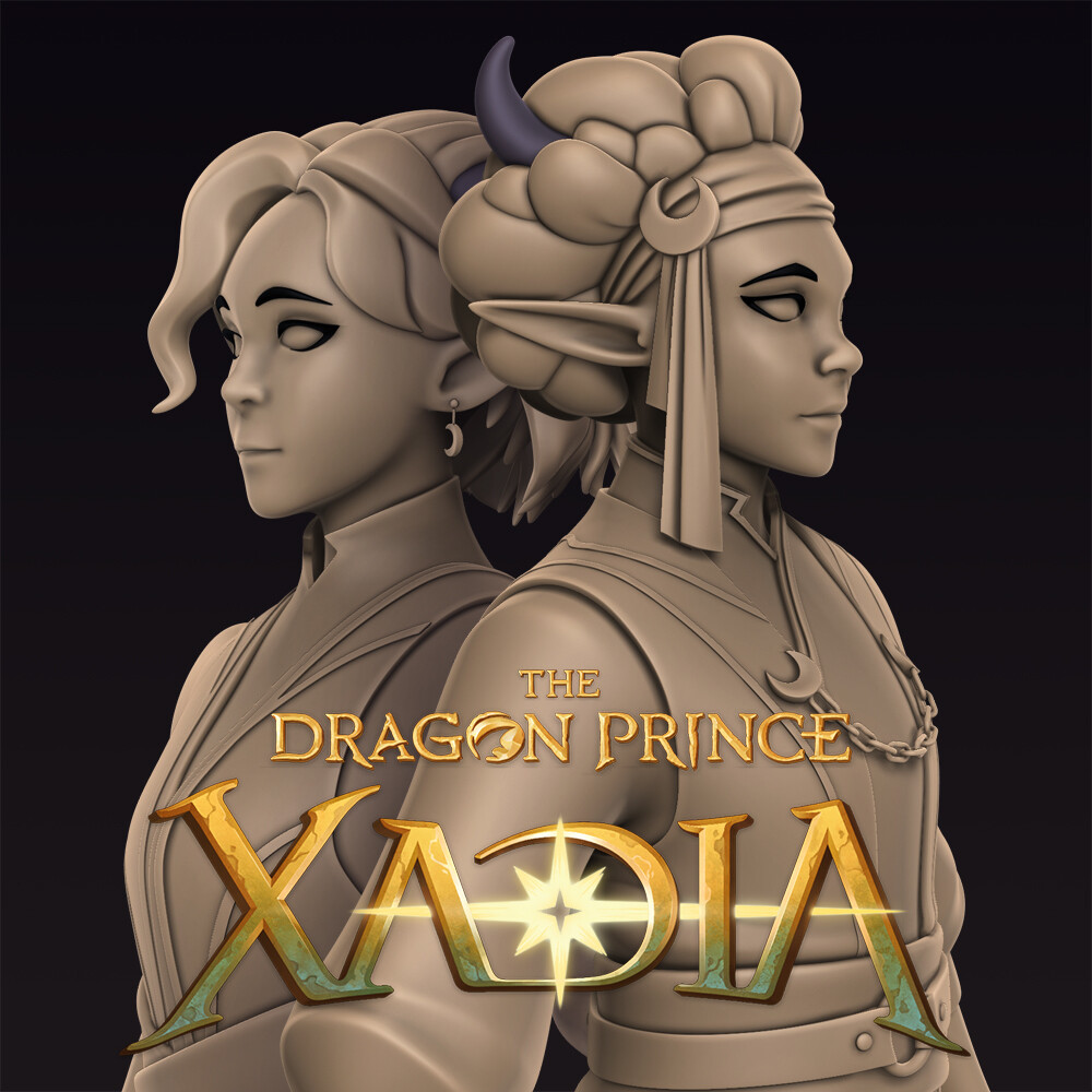 ArtStation - The Dragon Prince: Xadia - Moonshadow Elf: Civilian