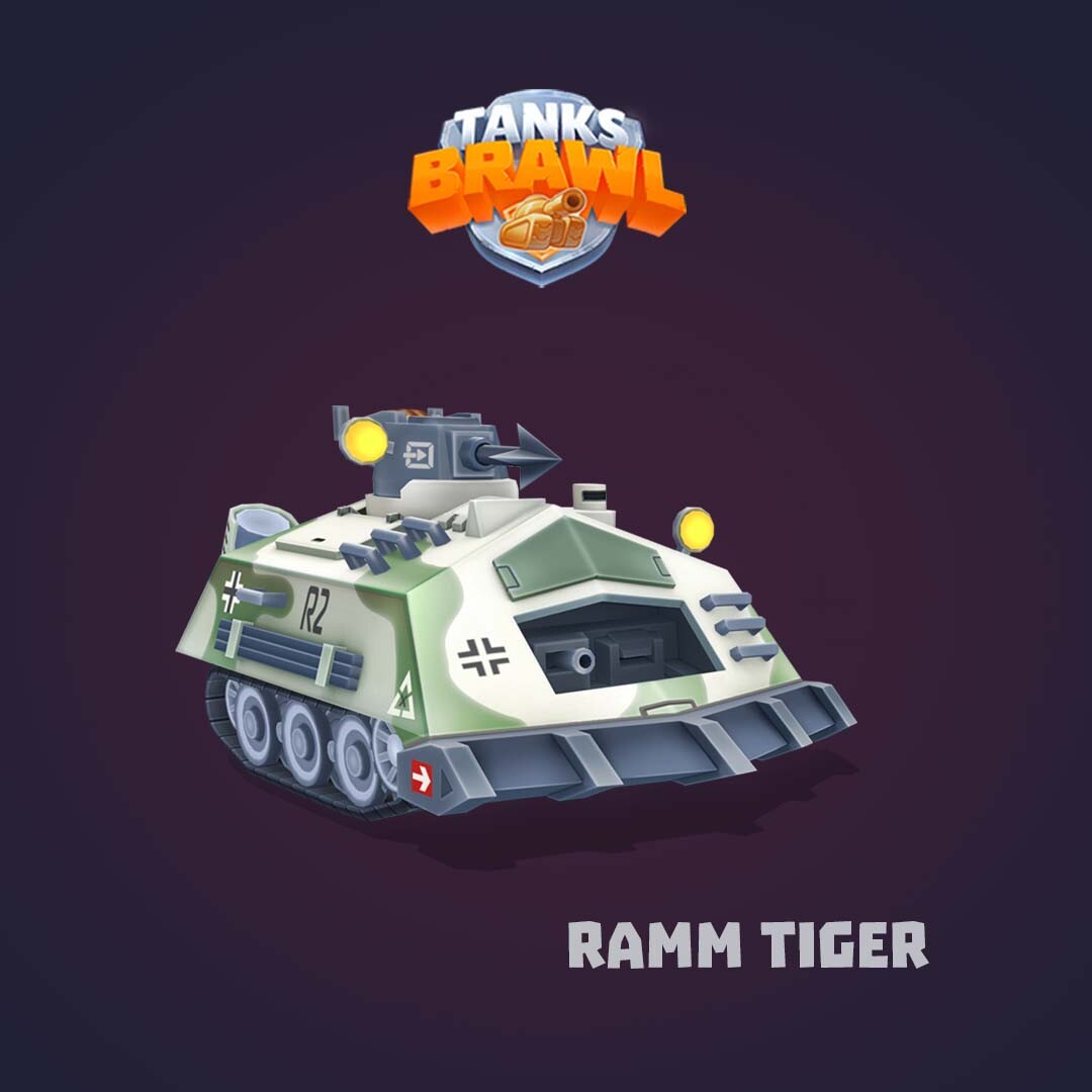 ArtStation - RAMM TIGER | Tanks Brawl