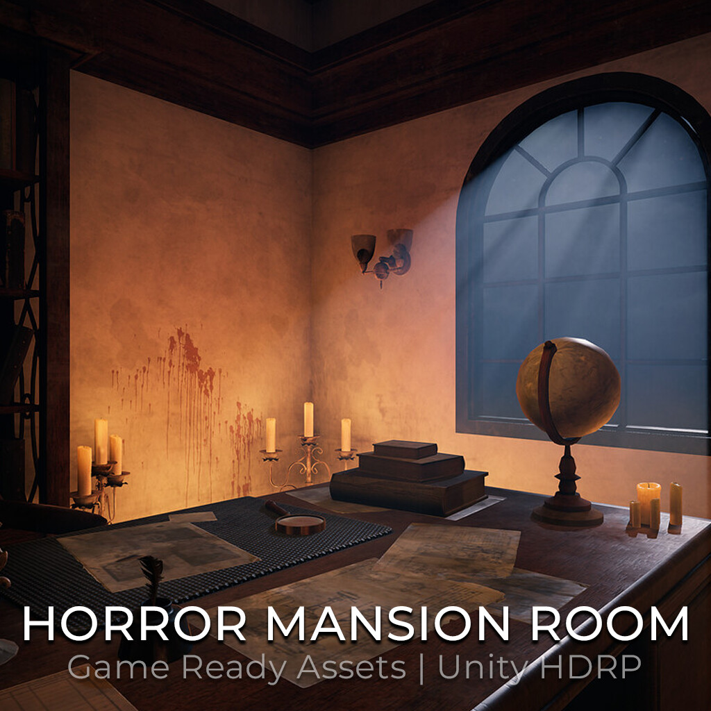 ArtStation - Horror Mansion Room - Unity HDRP