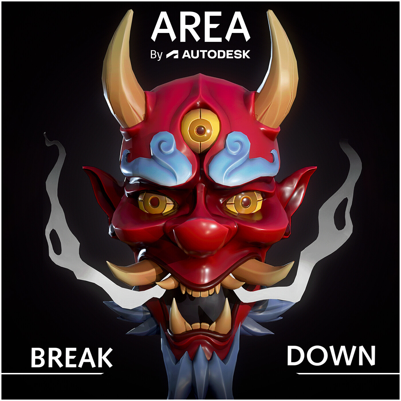 ArtStation - Demonic Mask Breakdown